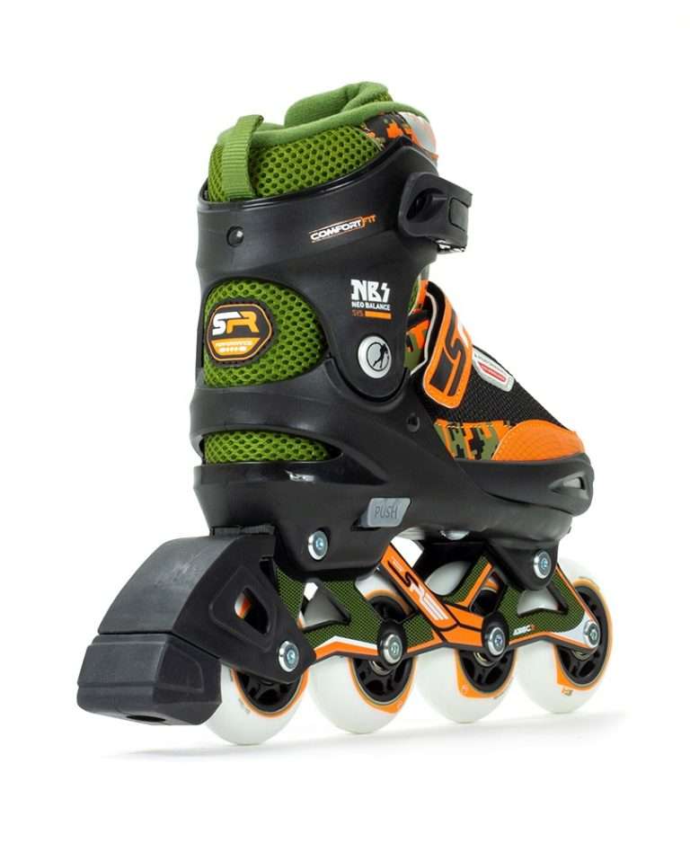 SFR PIXEL ADJUSTABLE INLINE SKATES GREEN/ORANGE – Mel's Skate Shop